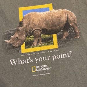 National Geographic | Shirts | Y2k National Geographic Whats Your Point ...